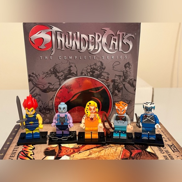 Minifigures | Toys | 5off All 5 Liono Thundercats Cartoon Minifigures ...